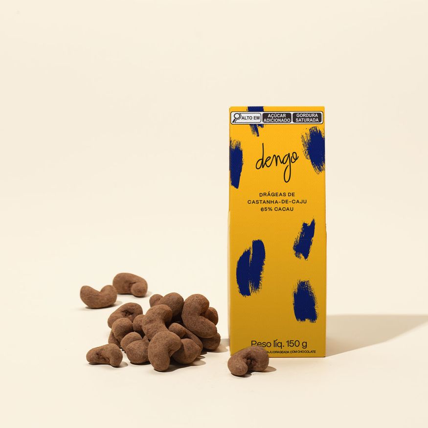 Drágeas de Castanha de Caju com Chocolate | 150g - Dengo - Loja Oficial